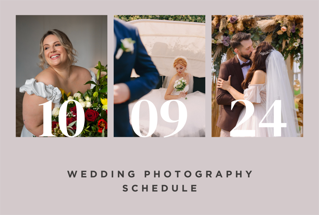 Balance Time and Creativity: A Wedding Photography Schedule